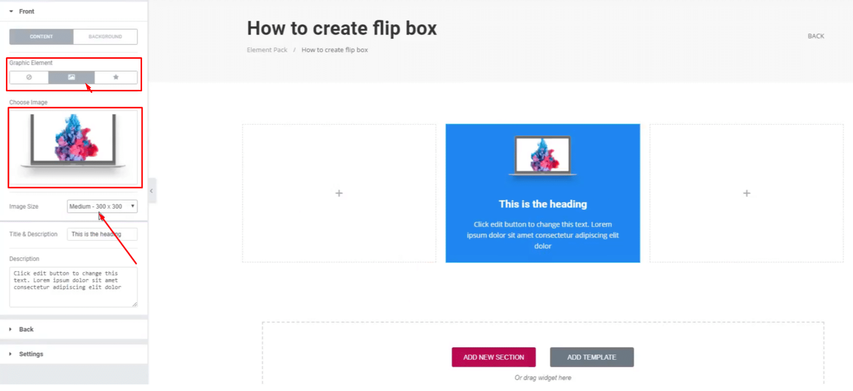 How to make a flip box using elementor - Prime Slider