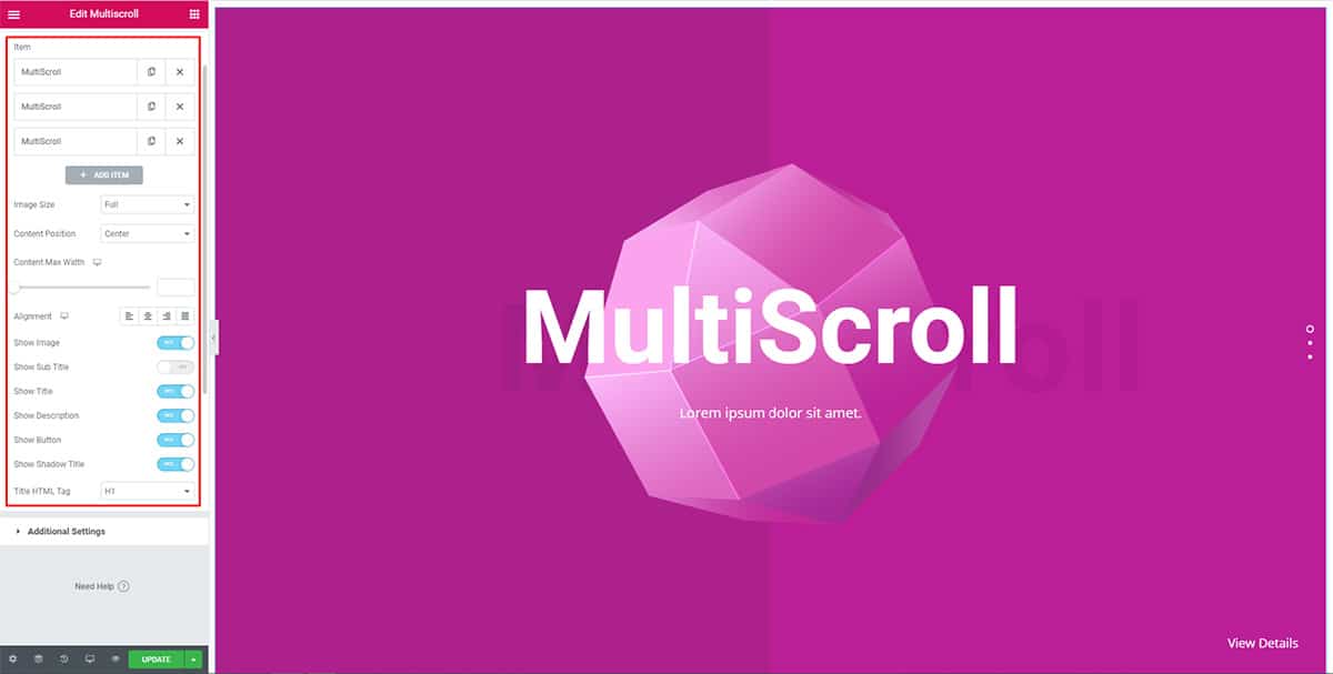 How to Use Multiscroll Slider - Prime Slider